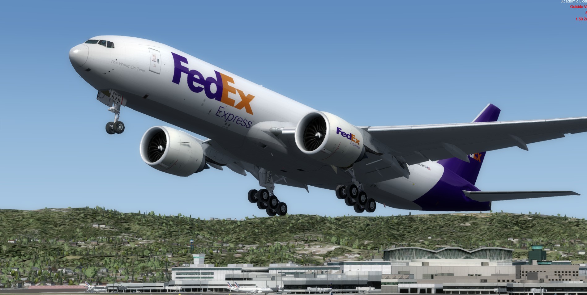 More images for FSX%2FP3D+Boeing+777-200LRF+Fedex+package